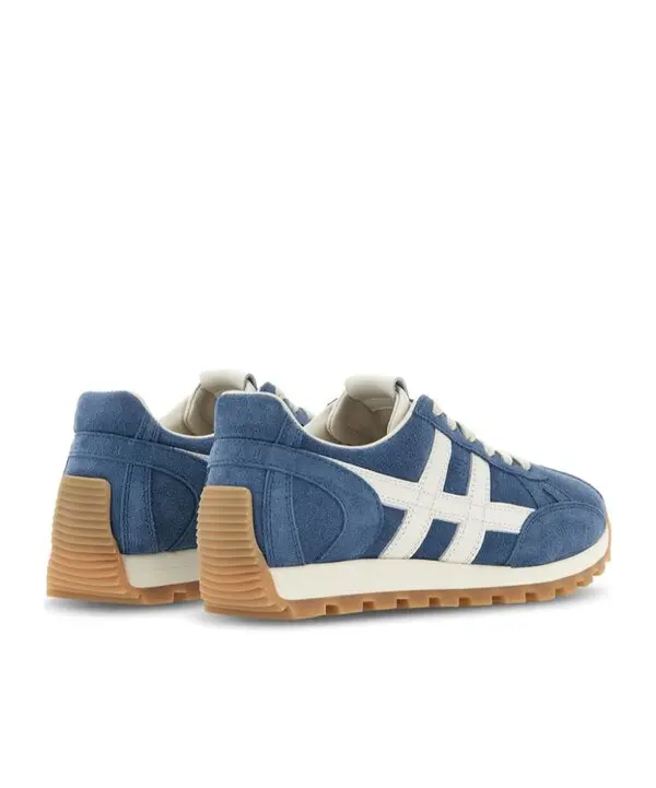 Hogan Logo Patch Low-top Sneakers - Blue