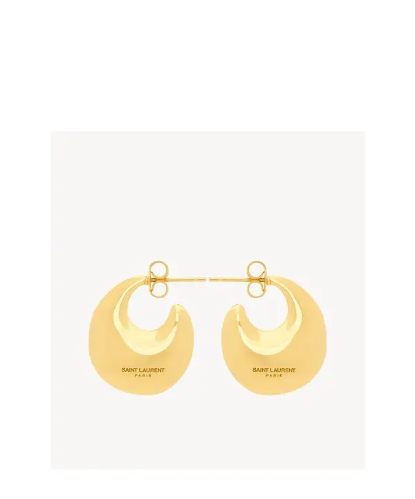 Saint Laurent Teardrop Hoop Earrings