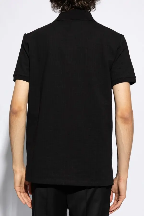Balmain Short-sleeve Polo Shirt - Black