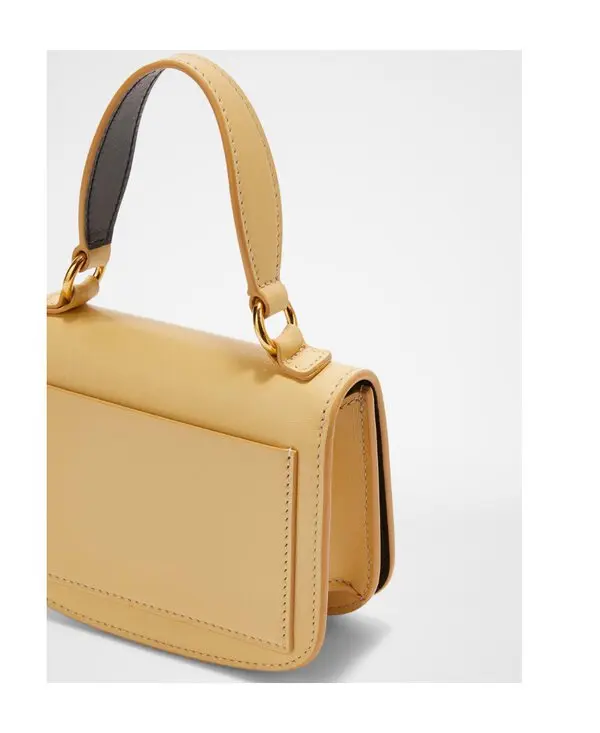 JIL SANDER Logo Print Top Handle Shoulder Bag