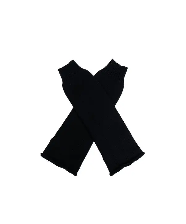 Dries Van Noten Ribbed Knit Gloves