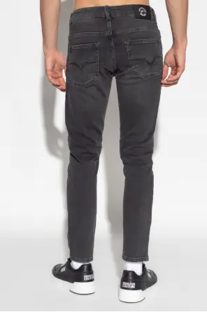 Versace Tapered Leg Jeans - Grey