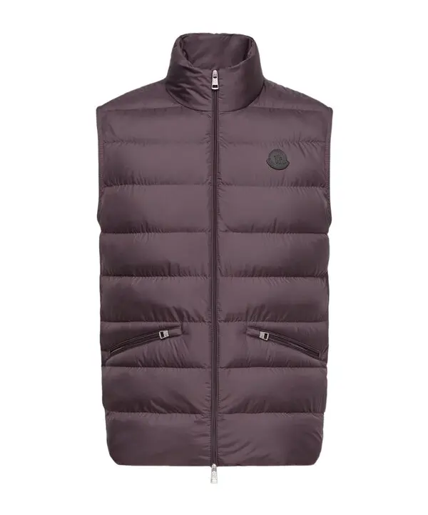Moncler Lechtal Down Vest - Grape Red