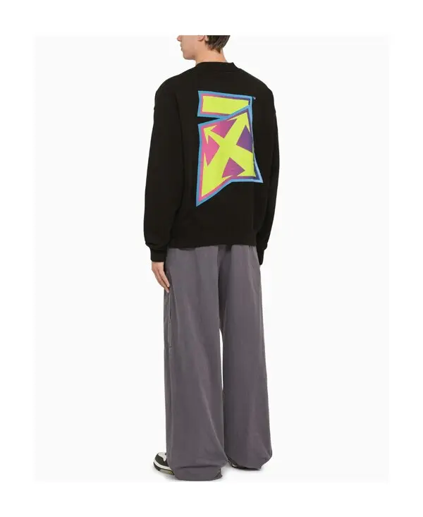 Off-White Arrows Print Crew Neck Sweatshirt