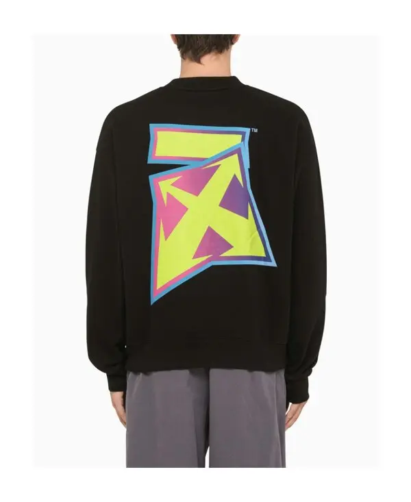 Off-White Arrows Print Crew Neck Sweatshirt
