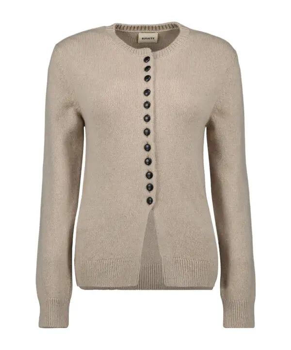 Khaite Josette Ribbed Cardigan