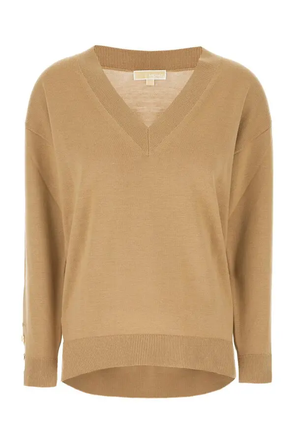 Michael Kors V-neck Logo Jumper