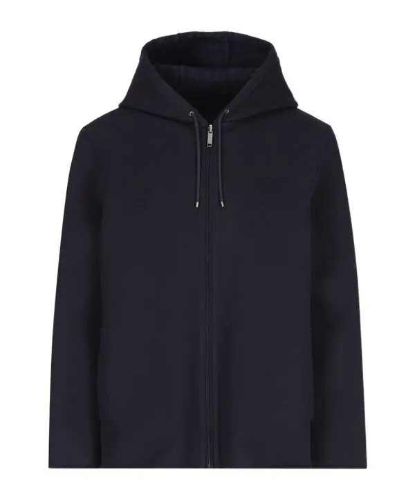 Valentino Garavani Reversible Zip-up Hooded Jacket