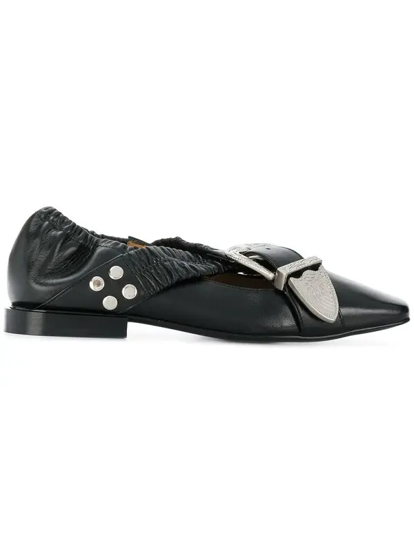 Toga Buckle-fastening Ballerina Flats