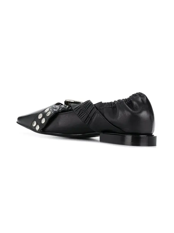 Toga Buckle-fastening Ballerina Flats