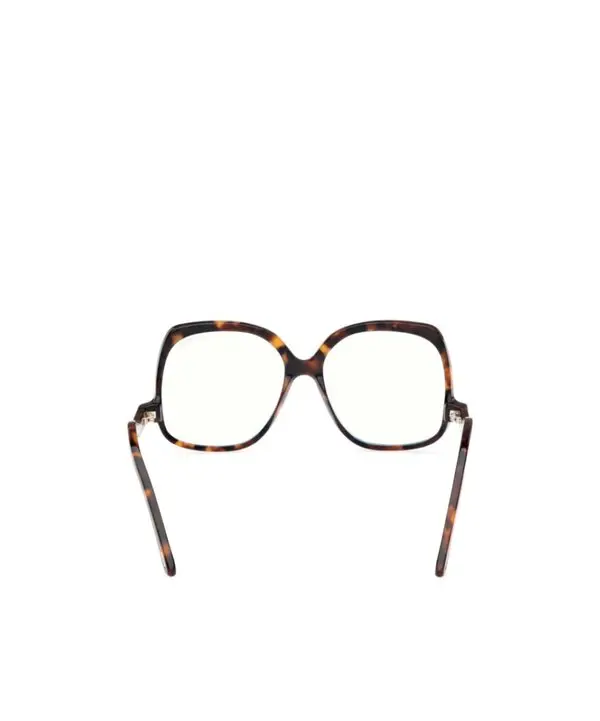 TOM FORD Square Frame Eyeglasses With Logo Detail - White