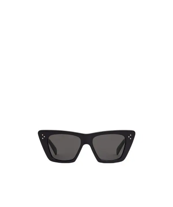 Celine Acetate Cat Eye Sunglasses - Black