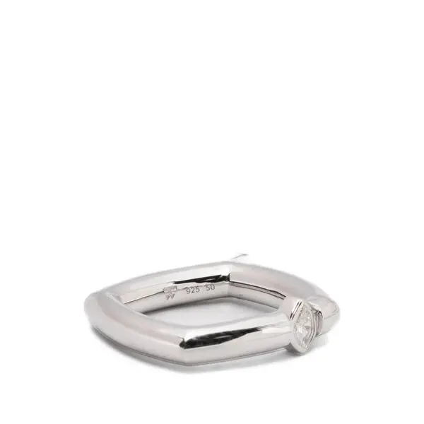 Tom Wood Frame Slim Embellished Ring
