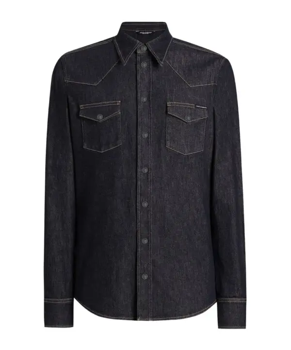 Dolce & Gabbana Denim Shirt - Multi-color