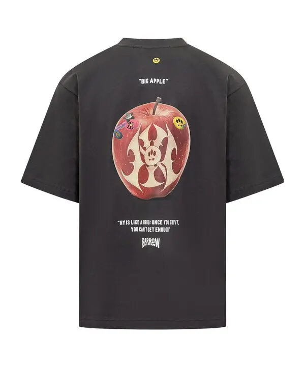 BARROW Print T-shirt - Black