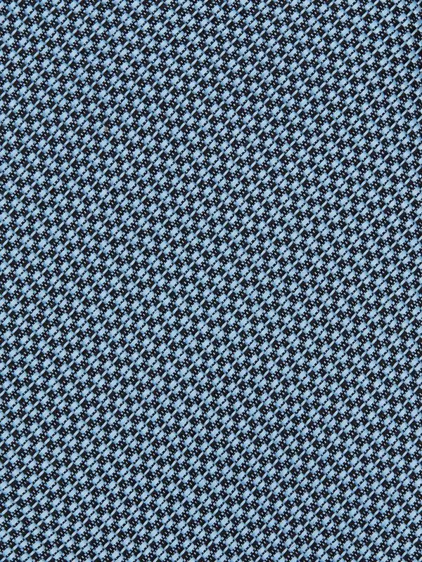 Zegna Geometric Jacquard Neck Tie - Light Blue