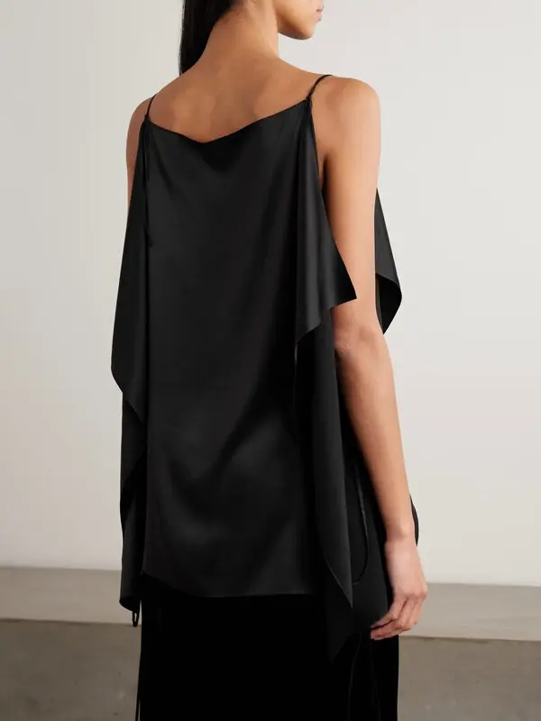 THE ROW Koray Sleeveless Top In Silk Satin