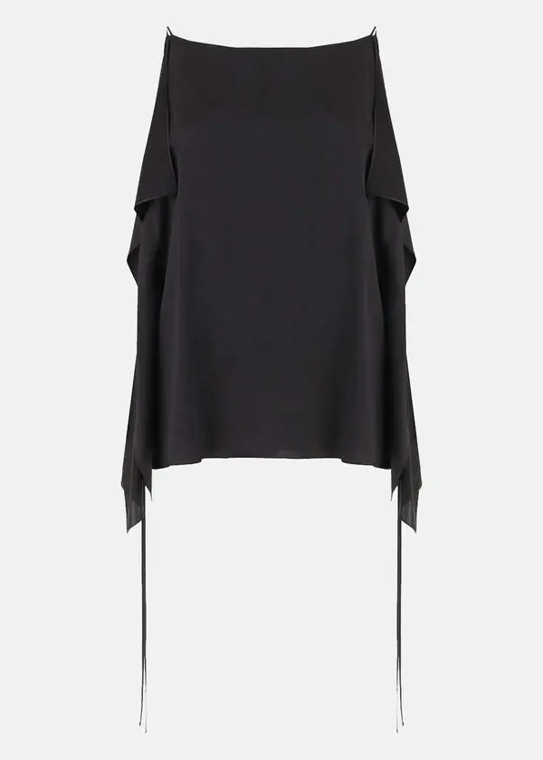 THE ROW Koray Sleeveless Top In Silk Satin