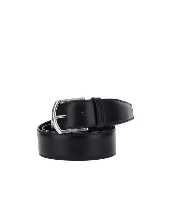 Church's D-ring Logo Engraved Buckle Belt - Black