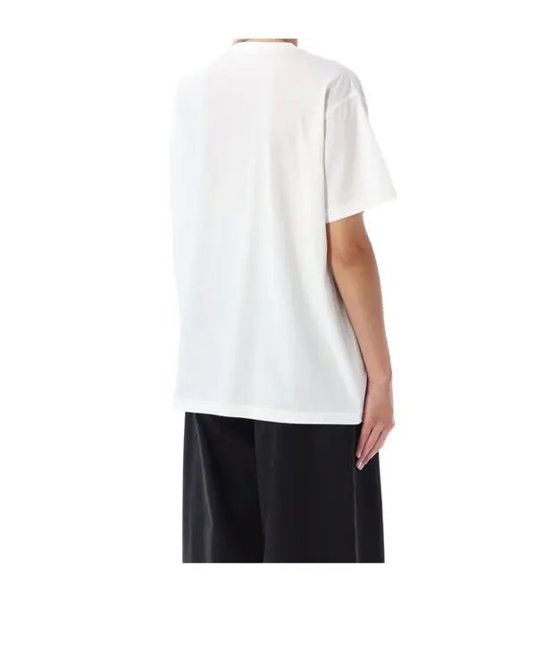 Burberry Checked Pocket Crewneck T-shirt - White