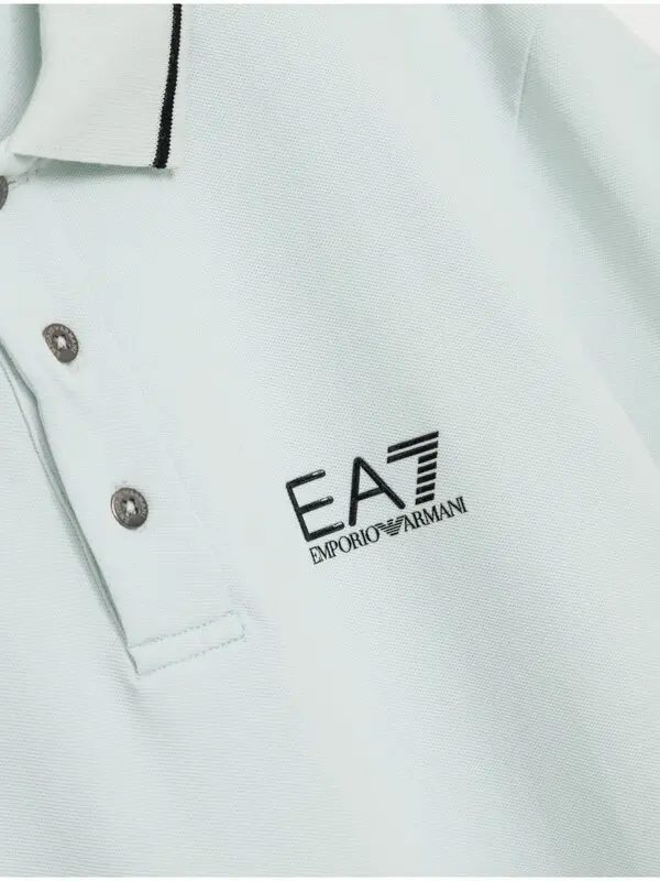 EA7 Short-sleeved Polo Shirt - White