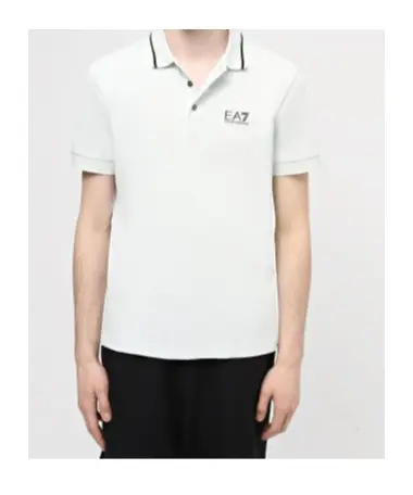 EA7 Short-sleeved Polo Shirt - White