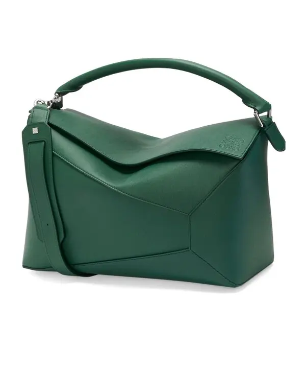 Loewe Puzzle Edge Large Shoulder Bag - Evergreen