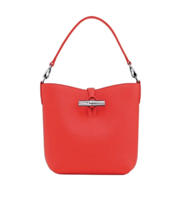 Longchamp Mini Le Roseau Bucket Bag - Scarlet
