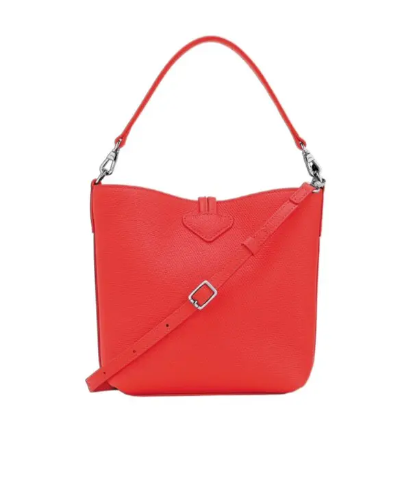 Longchamp Mini Le Roseau Bucket Bag - Scarlet
