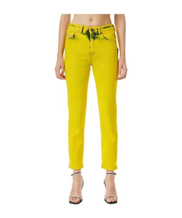 DIESEL® High-rise Straight-leg Jeans