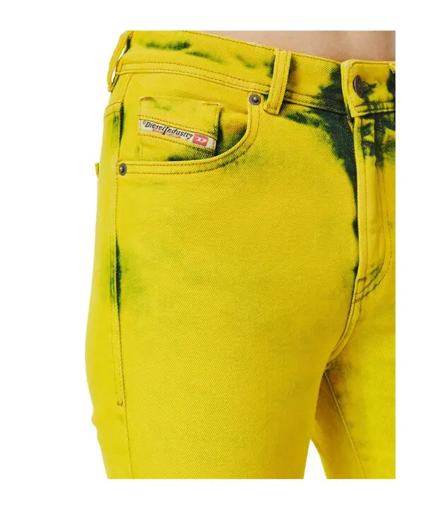 DIESEL® High-rise Straight-leg Jeans