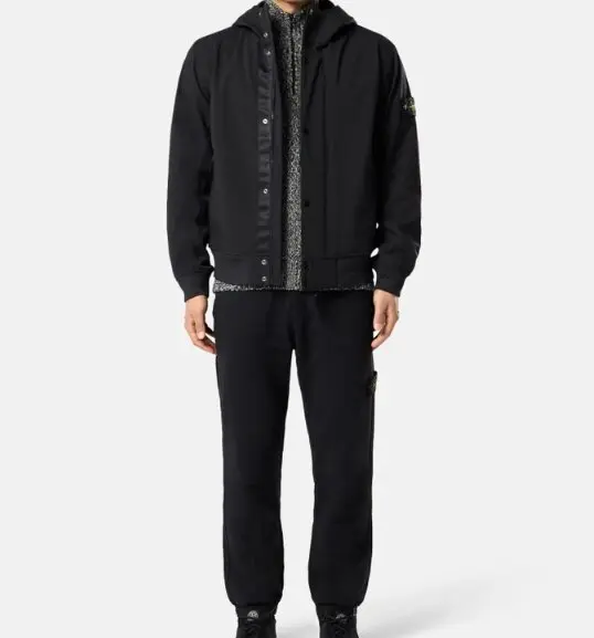 Stone Island Regular Fit Trousers - Black