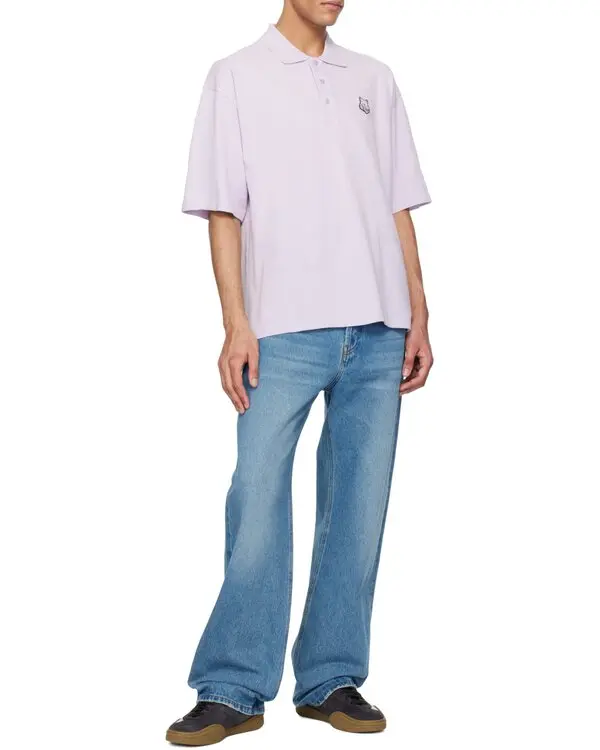 Maison Kitsuné Bold Fox Head-appliqué Polo Shirt