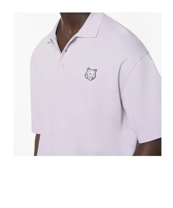 Maison Kitsuné Bold Fox Head-appliqué Polo Shirt