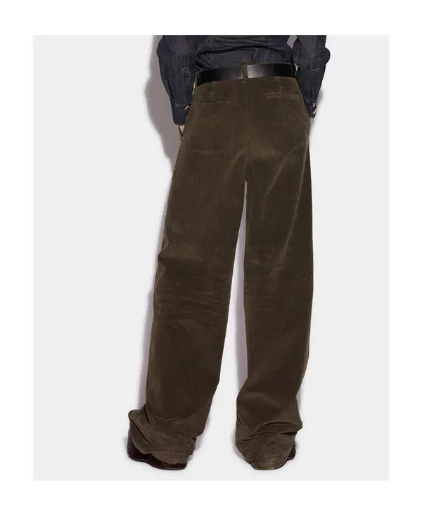 Dsquared2 Baggy Cut Corduroy Trousers