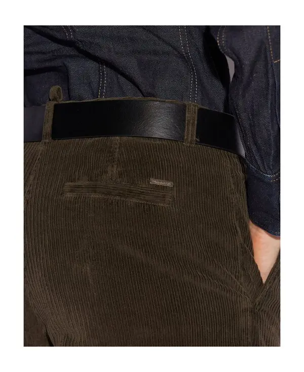 Dsquared2 Baggy Cut Corduroy Trousers
