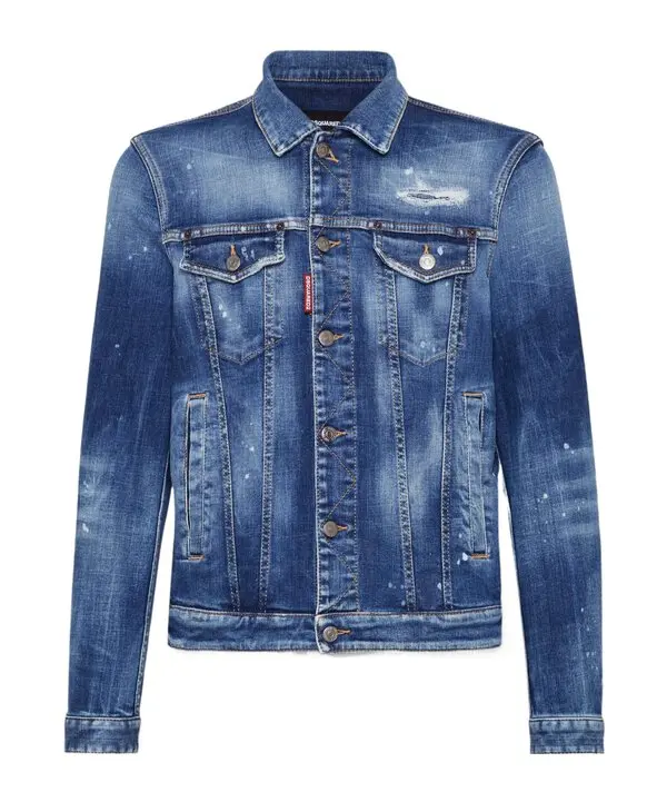 Dsquared2 Distressed Denim Jacket