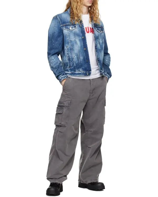 Dsquared2 Distressed Denim Jacket