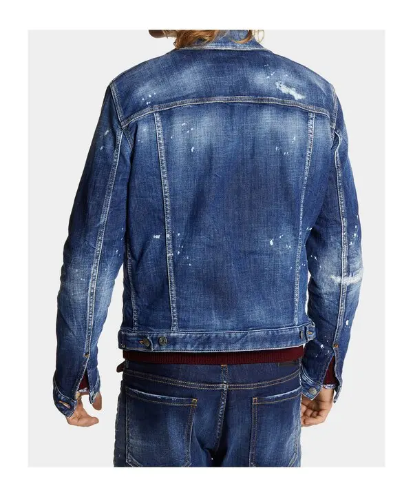 Dsquared2 Distressed Denim Jacket