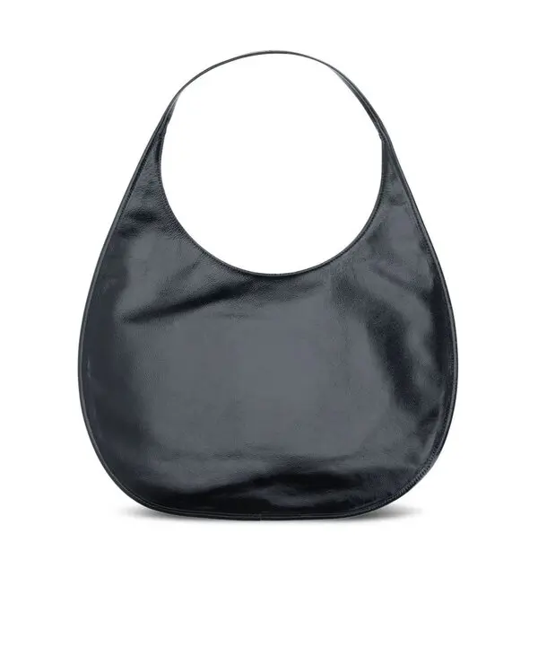 COURREGES Courrèges Naplack Top Handle Tote Bag - Black