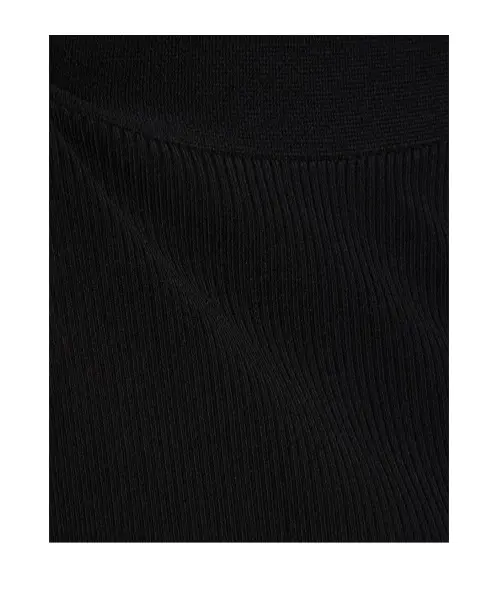 DION LEE Ribbed Cut-out Long Sleeve Dress