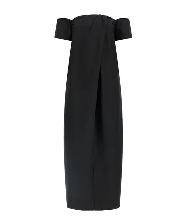 Magda Butrym Re26 Off-shoulder Sheath Dress - Black