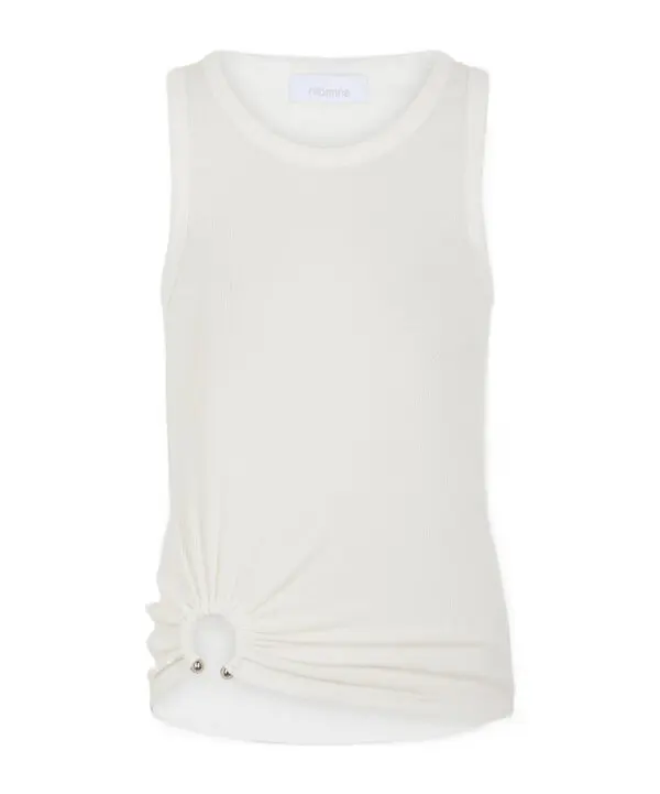 Rabanne Ruched Ring Tank Top