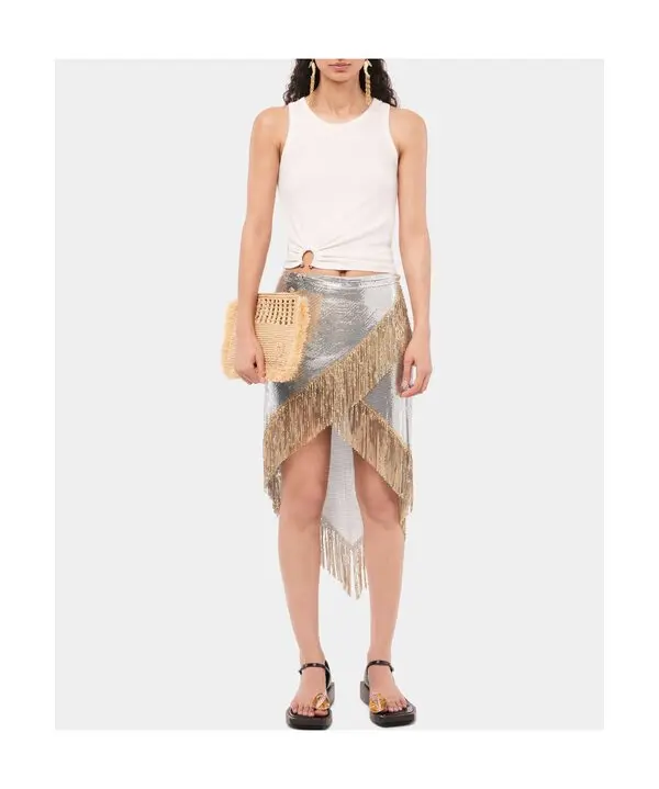 Rabanne Ruched Ring Tank Top