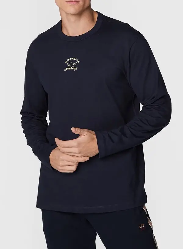PAUL  SHARK Round Collar And Long-sleeved T-shirt