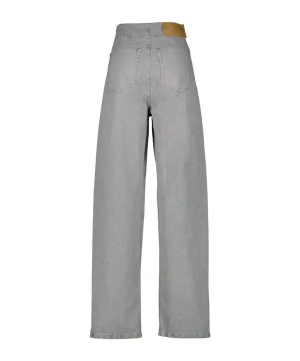 MAISON MARGIELA Logo Patch Straight Leg Jeans