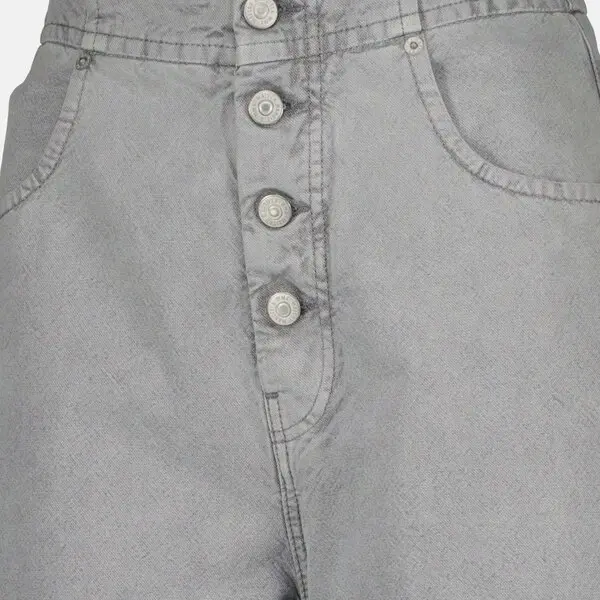 MAISON MARGIELA Logo Patch Straight Leg Jeans