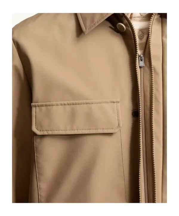 Moncler Exmoor 3-in-1 Down Field Jacket - Nude