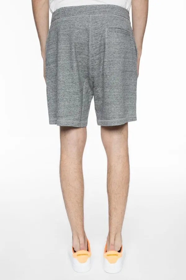 Dsquared2 Elastic Waist Shorts With Applique