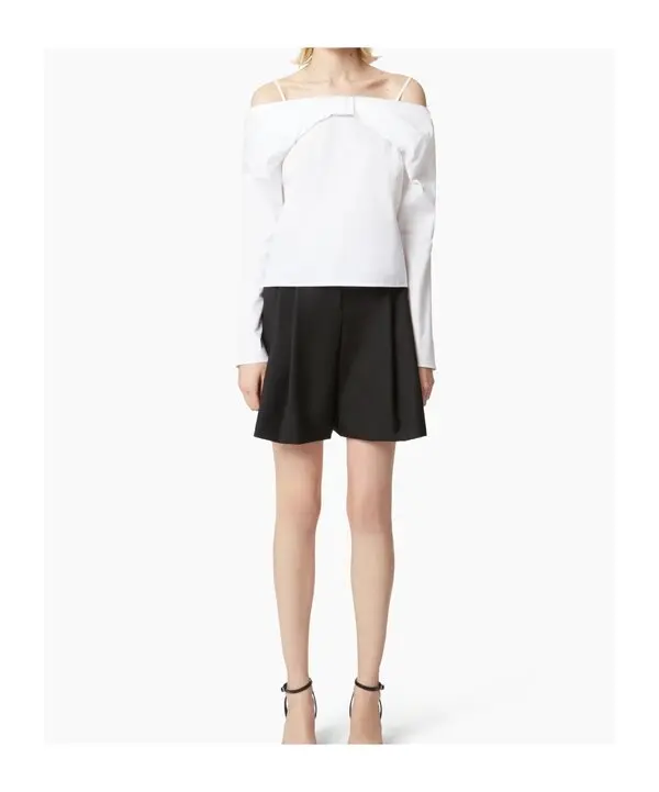 Nina Ricci Off-the-shoulder Blouse With Bow Detail